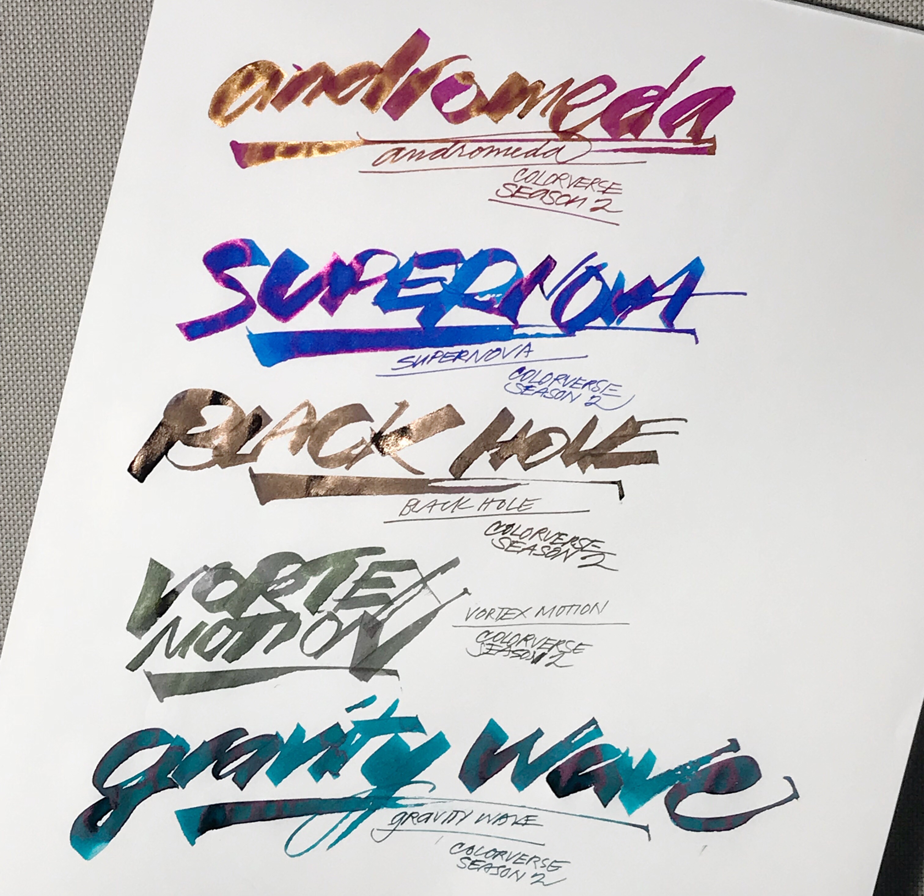 Introducing Colorverse, a new universe of inks. – Leigh Reyes. My Life ...
